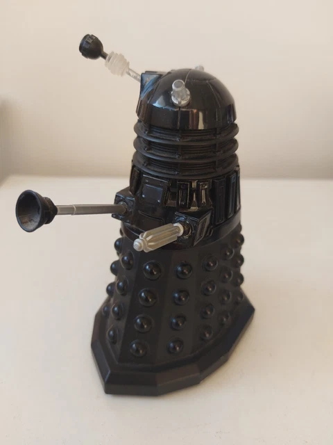 DOCTOR WHO EXCLUSIVE Black Diecast Dalek Replica 6" Sci Fi Collector £ ...