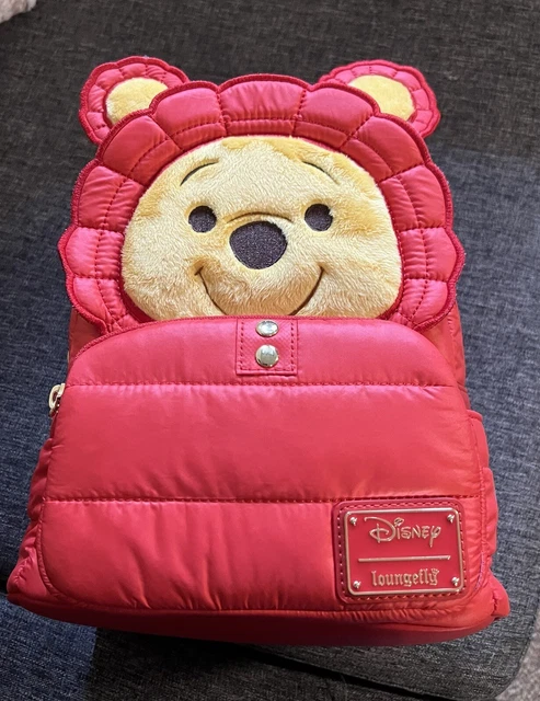 DISNEY LOUNGEFLY WINNIE the Pooh Puffer Jacket Cosplay Mini Backpack SO ...