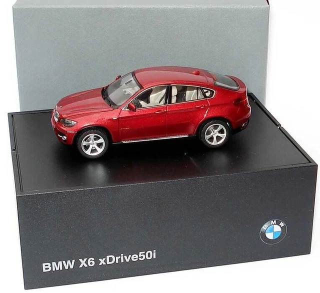 VERY RARE BMW X6 XDRIVE50i E71 2008 VERMILION RED 1:43 SCHUCO (DEALER ...