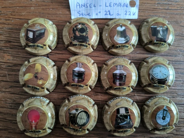 12 CAPSULES ANSEL LEMAIRE instruments de marine série 22 à 22k EUR 7,00 ...