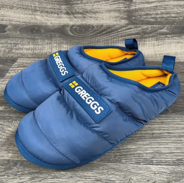 GENUINE PRIMARK X Greggs Slippers /Sliders Size Medium UK 8 / 9 New No ...