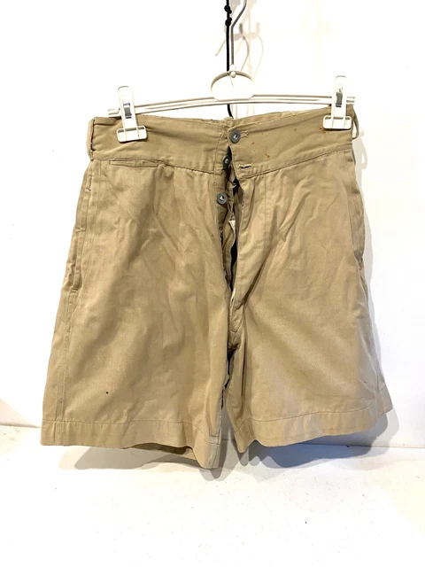 ANCIENNE SHORT MILITAIRE post ww2 avec tampon Algérie Indochine EUR 25 ...