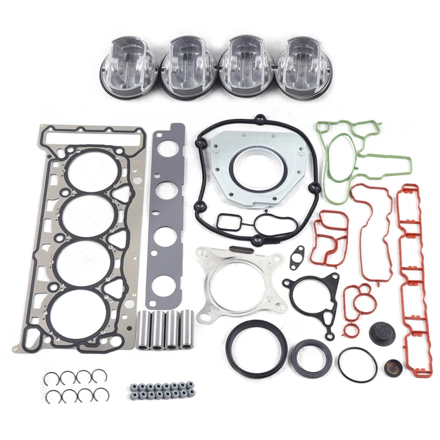 ENGINE OVERHAUL REBUILD Kit Piston & Ring For VW Golf Audi A4 A5 Q5CDN ...