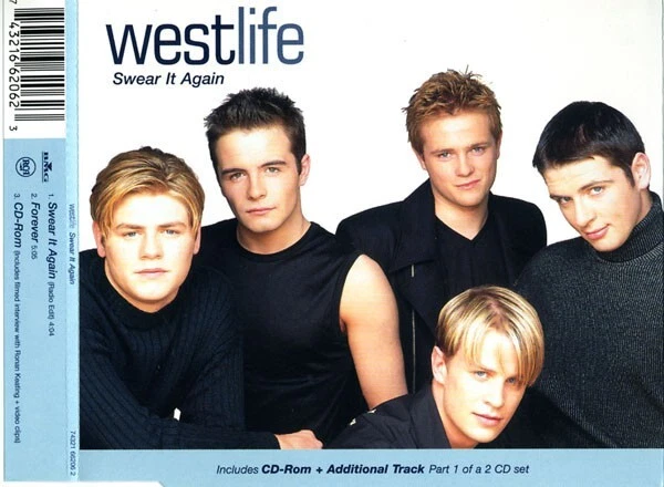 (59) WESTLIFE – 'Swear It Again'- Rare UK Enhanced CD/Video Single 1999 ...