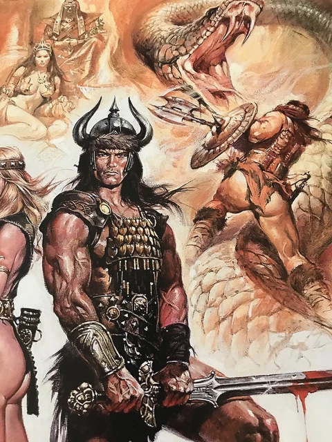 Poster Conan The Barbarian 430mm X 640mm Bit Bigger Than A2 Eur 4 79