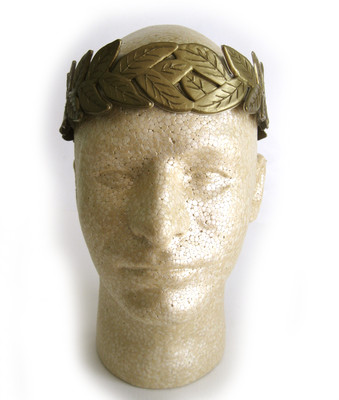 ROMAN GREEK LAUREL Leaf Gold Crown Julius Caesar Adult Halloween ...