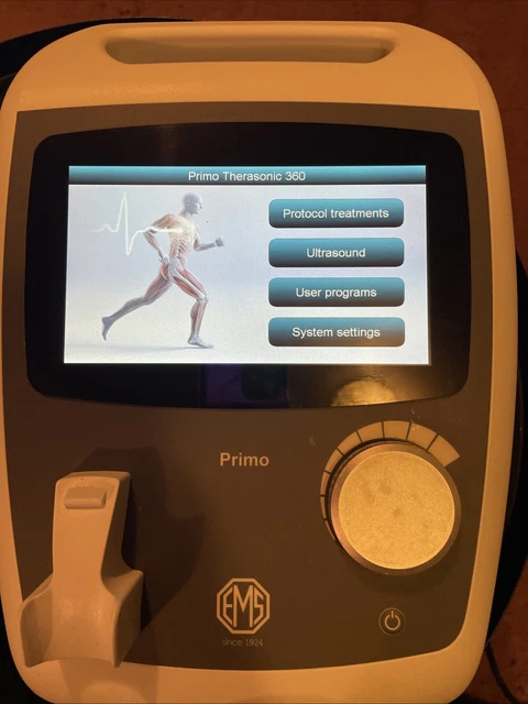 EMS PRIMO LARGE 360 1MHz Ultrasound Machine Physiotherapy £550.00 - PicClick UK