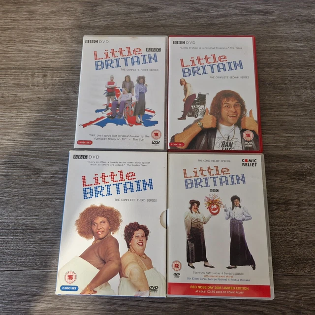 LITTLE BRITAIN DVD Bundle Complete Series 1-3 + 2005 Comic Relief ...