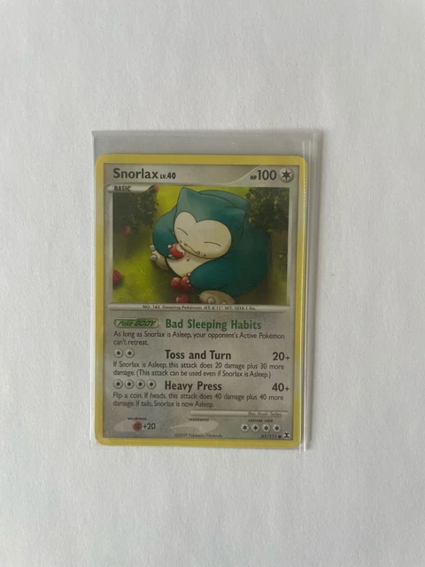 POKÉMON TCG SNORLAX (81/111) - Rising Rivals - Common -NM EUR 2,00 ...