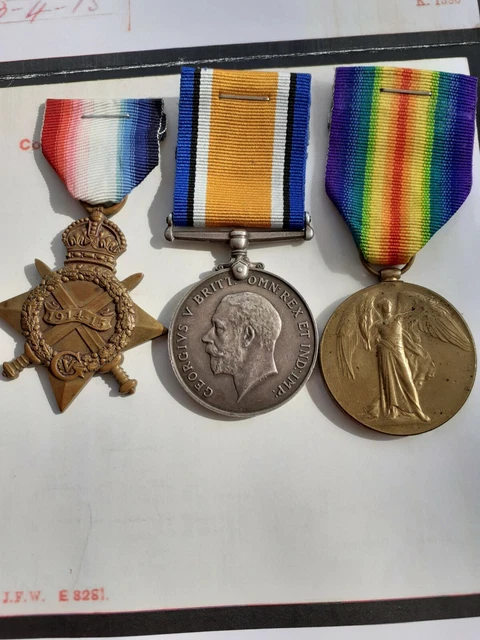 WW1 MEDAL TRIO 1914-15 Star, British War + Victory Medal World War One Yorkshire £95.00 ...