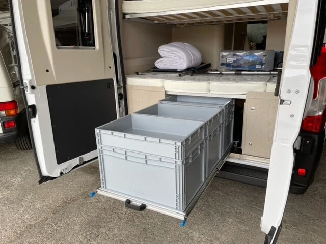 CAMPER- HECKAUSZUG - Kastenwagen - f. Euro Box - Schwerlastauszug ...