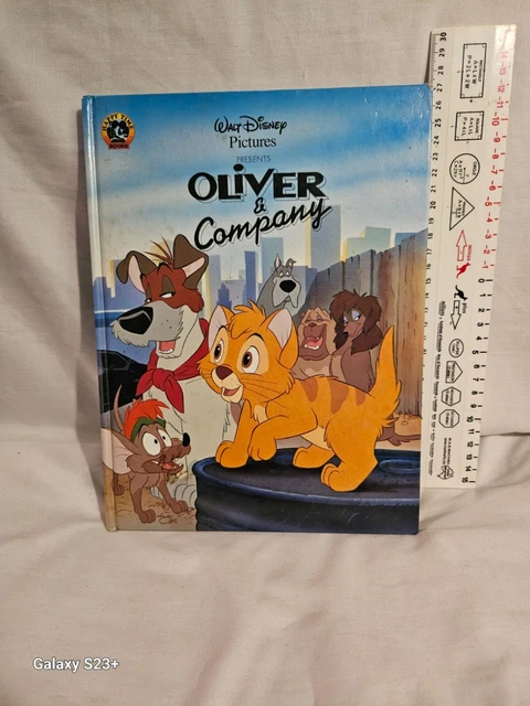 VINTAGE DISNEY OLIVER and Company Classic Storybook Hardcover Picture ...