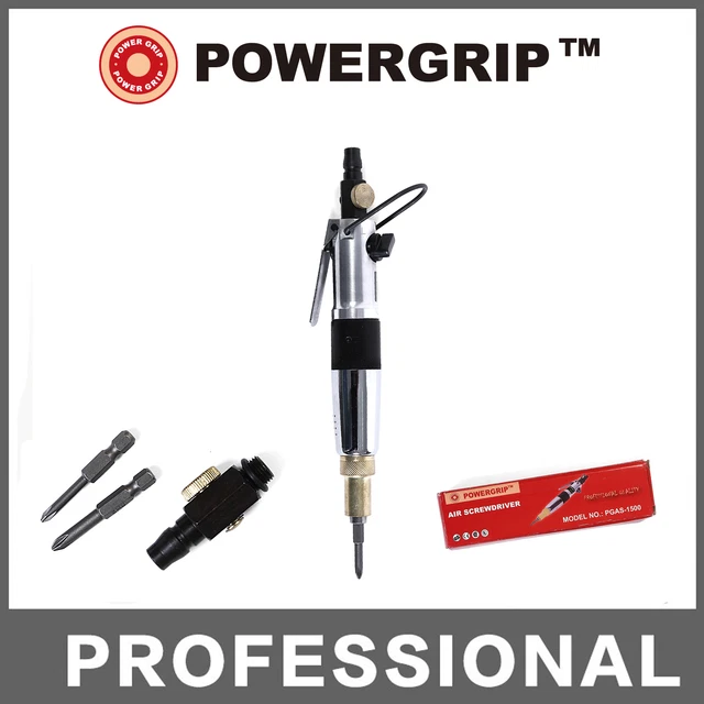 INDUSTRIAL STRAIGHT GRIP Reversible Air Pneumatic Screwdriver Screw ...