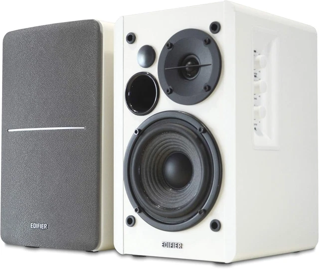 EDIFIER R1280T ACTIVE Bookshelf 2.0 Speaker Set - White £90.99 ...