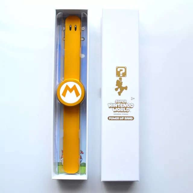 SUPER NINTENDO WORLD Gold Power Up Band USJ Limited Amiibo Switch Mario ...
