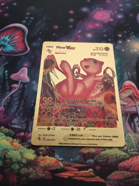 CARTE POKEMON 269/264 Mew Vmax Gold NUOVE mai giocate EUR 12,86 ...