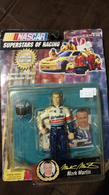 MARK MARTIN NASCAR Figure Toy 1998 Superstars of Racing Valvoline 96 ...