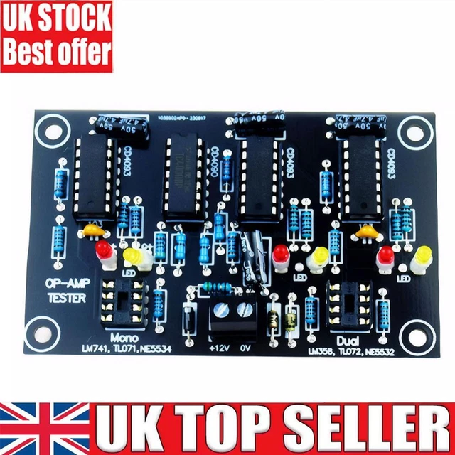 COMMONLY USED OPERATIONAL Amplifier Tester OP AMP Tester TL071 TL072 ... COMMONLY USED OPERATIONAL Amplifier Tester OP AMP Tester TL071 TL072 ...