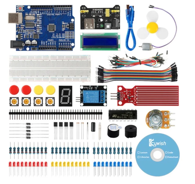 STARTER KIT FOR Arduino Uno R3 Ide DIY Kit Support Mixly Form $32.44 ...