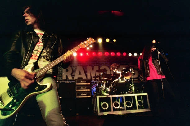 JOHNNY RAMONE AND Joey Ramone of The Ramones at The Ramones - 1992 Old ...