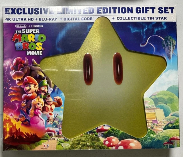 SUPER MARIO BROS Movie 4K Ultra HD Walmart LE Giftset with Collectible ...