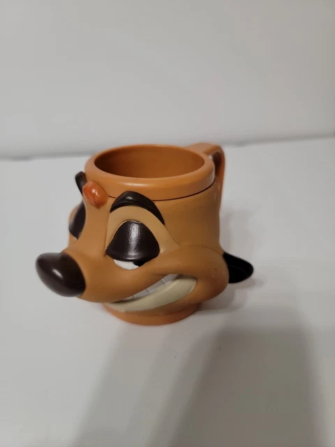 DISNEY'S THE LION King Timon Meerkat Applause Figural Cup Mug Vintage £ ...