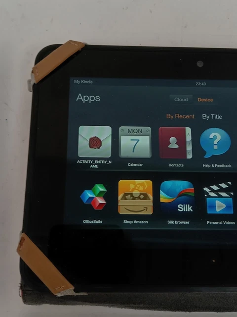 AMAZON KINDLE FIRE 2nd Generation Tablet 7" X43Z60 16GB WIFI + Case Pre ...