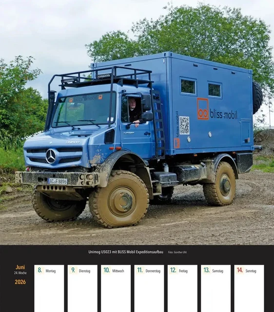 UNIMOG & MB-TRAC 2026 | Wochenkalender mit 53 Abbildungen | Deutsch ...