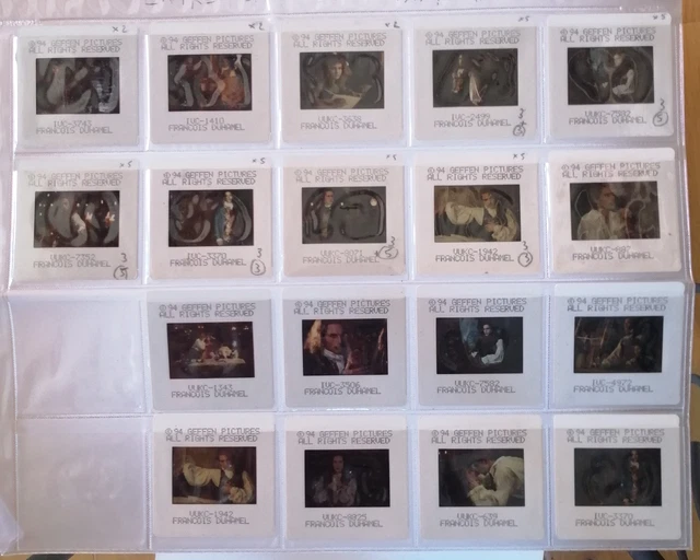 ENTRETIEN AVEC UN VAMPIRE tom cruise 18x diapositives diapo slide brad pitt EUR 180,00 - PicClick FR