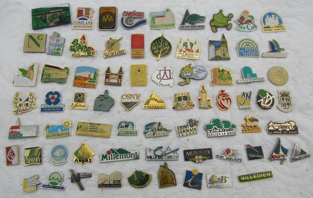 LOT DE 70 Pin's Villes Regions De France EUR 15,00 - PicClick FR