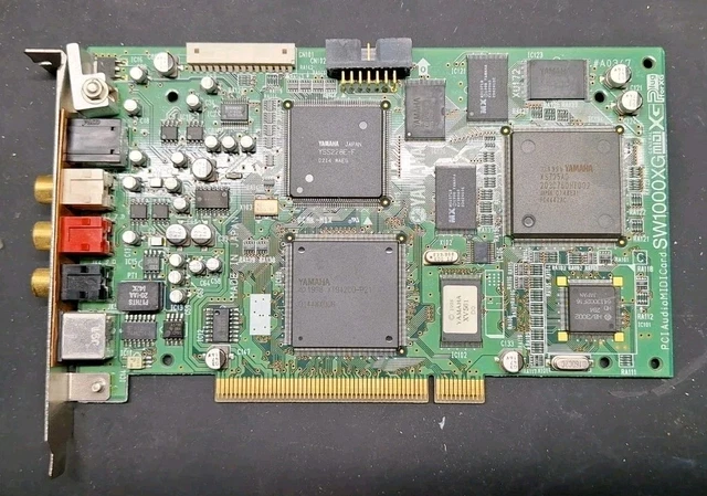 YAMAHA SW1000XG PCI XG MIDI SOUNDCARD TONE GENERATOR SYNTH 1998 *SHIPS ...