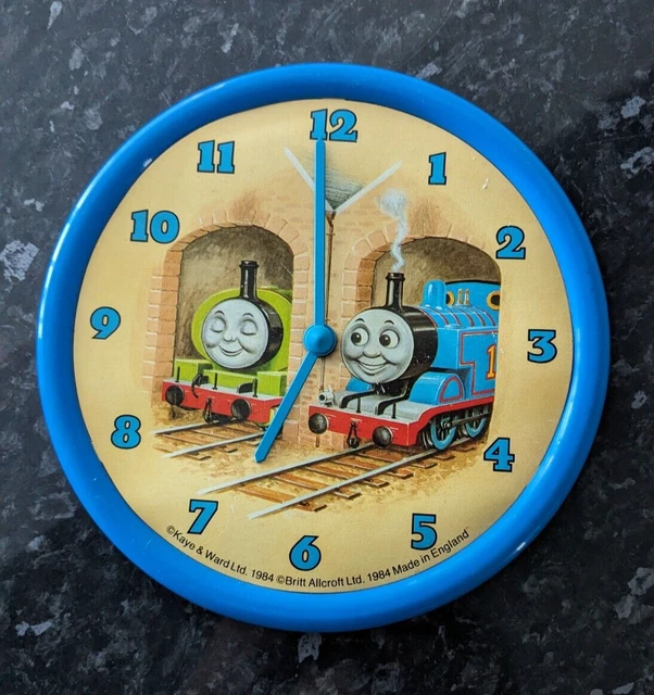 THOMAS THE TANK engine Clock, featuring Percy the Engine, battery ...