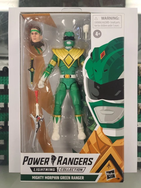 POWER RANGERS LIGHTNING Collection 6'' GREEN RANGER Mighty Morphin MMPR ...