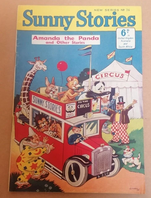 COMIC - VINTAGE British Post-War Comic Sunny Stories New Series 1958 ...