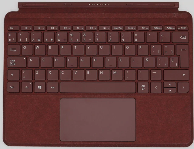 MICROSOFT SURFACE GO Signature Type Cover Keyboard - QWERTY Spanish ...