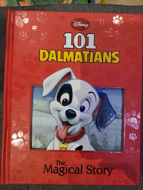 101 DALMATIANS THE Magical Story Hardcover book, red, dogs, Disney ...