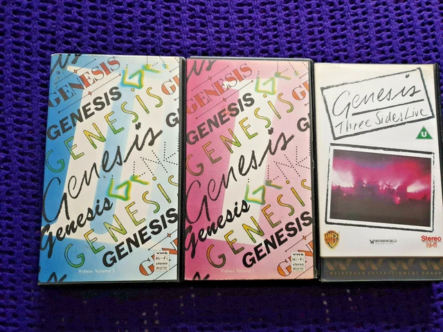 THE HISTORY OF Genesis Volume 1 & 2 VHS Video Tape Plus Three Sides ...