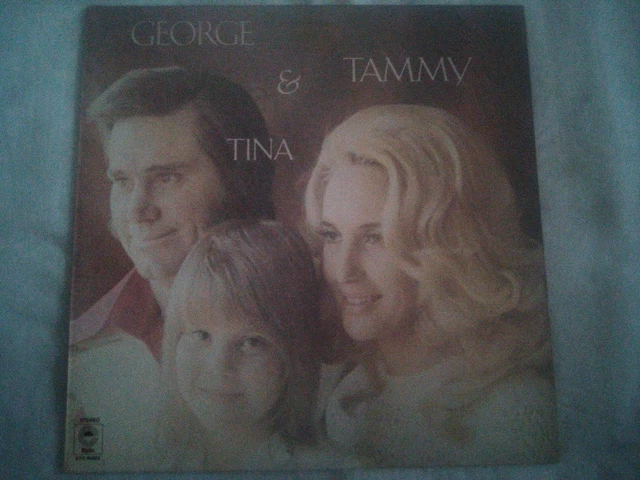 GEORGE JONES & TAMMY WYNETTE George & Tammy & Tina LP Epic 1975 10trs ...