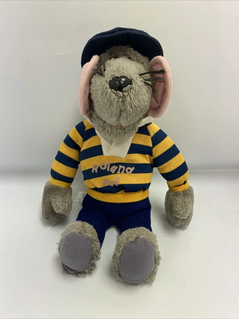 ROLAND RAT SOFT Toy Plush Teddy 80s Vintage 14 inches £14.00 - PicClick UK