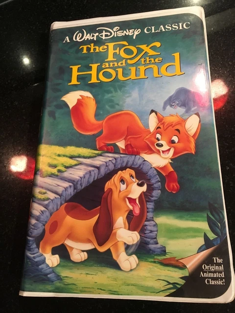 WALT DISNEY'S THE Fox and the Hound VHS 1992 Black Diamond Classic RARE ...