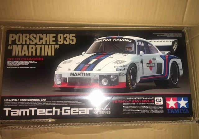 TAMIYA RC 1/12 Porsche 935 Martini Tamtech Rare Item# 57104 Gt01 Chassis New £465.68 - PicClick UK