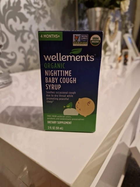 WELLEMENTS NIGHT TIME Baby Cough Syrup. 4 Months+. Brand New And Sealed ...