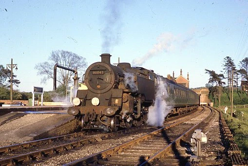 ORIGINAL COLOUR SLIDE of 80043 BR Standard steam loco £5.99 - PicClick UK