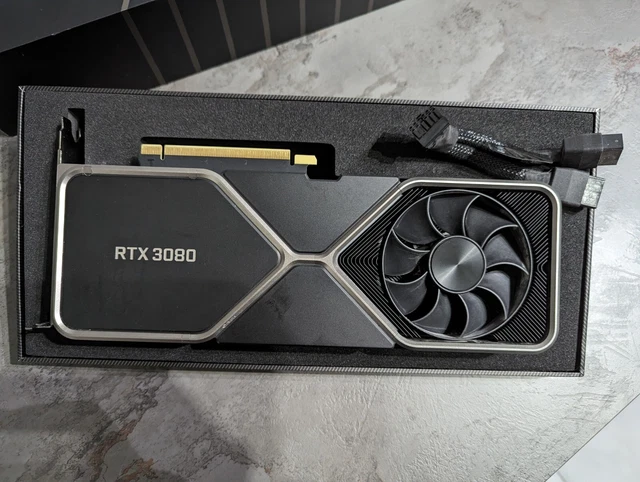 NVIDIA GEFORCE RTX 3080 Founders Edition FE 10GB GDDR6X Scheda Grafica ...