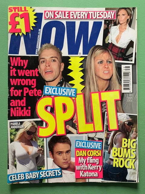 NOW MAG 25-SEP-2006 Nikki Grahame Dan Corsi Andrew Lincoln Mischa ...