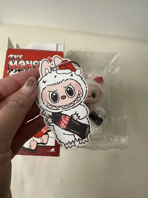 POPMART LABUBU COCA-COLA Plush Keychain Surprise Shake Coke Plush Toy ...