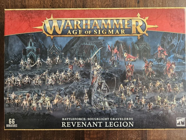 WARHAMMER SIGMAR BATTLEFORCE Soulblight Gravelords Revenant Legion ...
