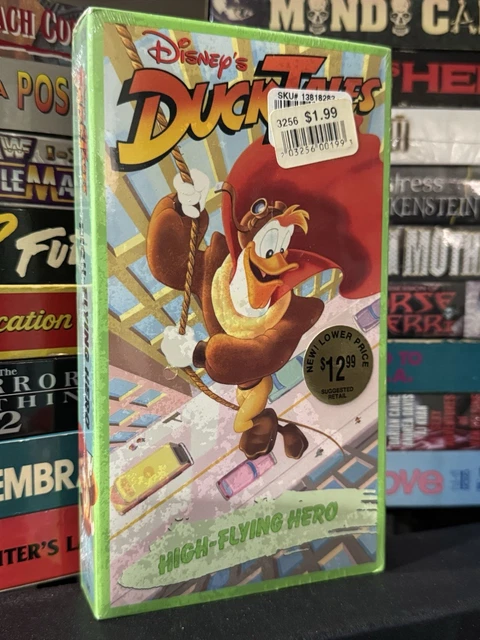 DISNEY DUCK TALES HIGH FLYING HERO VHS Launchpad McQuack Scrooge NEW ...