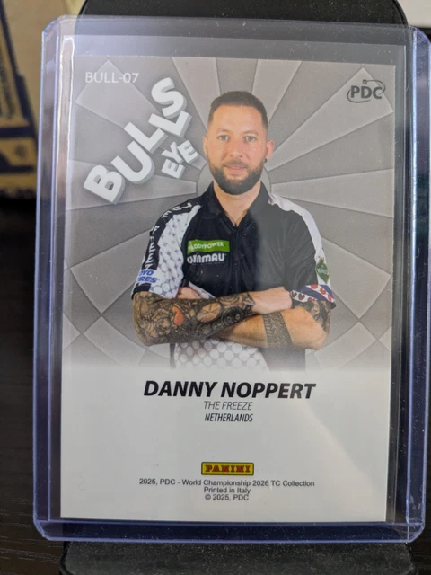 PANINI PDC WORLD Championship 2026 Trading Card Danny Noppert Bullseye ...