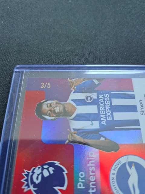 TOPPS PREMIER LEAGUE 2026 Brighton Pro Partnership Red Numbered/5 ...